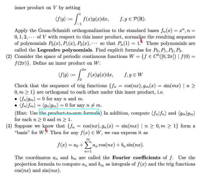 Solved Exercise 2. The notion of a dot product can be | Chegg.com