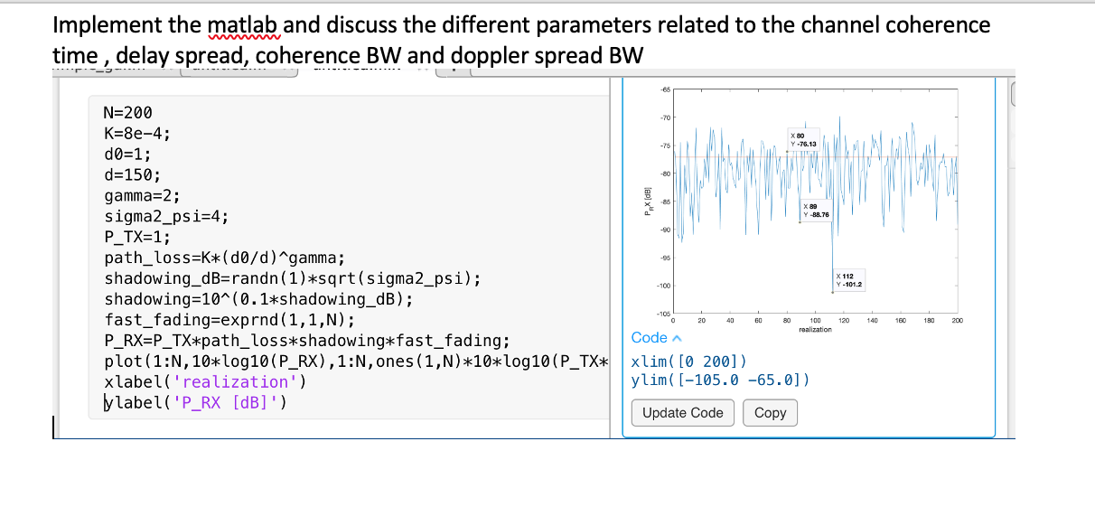Solved Implement the matlab and discuss the different | Chegg.com