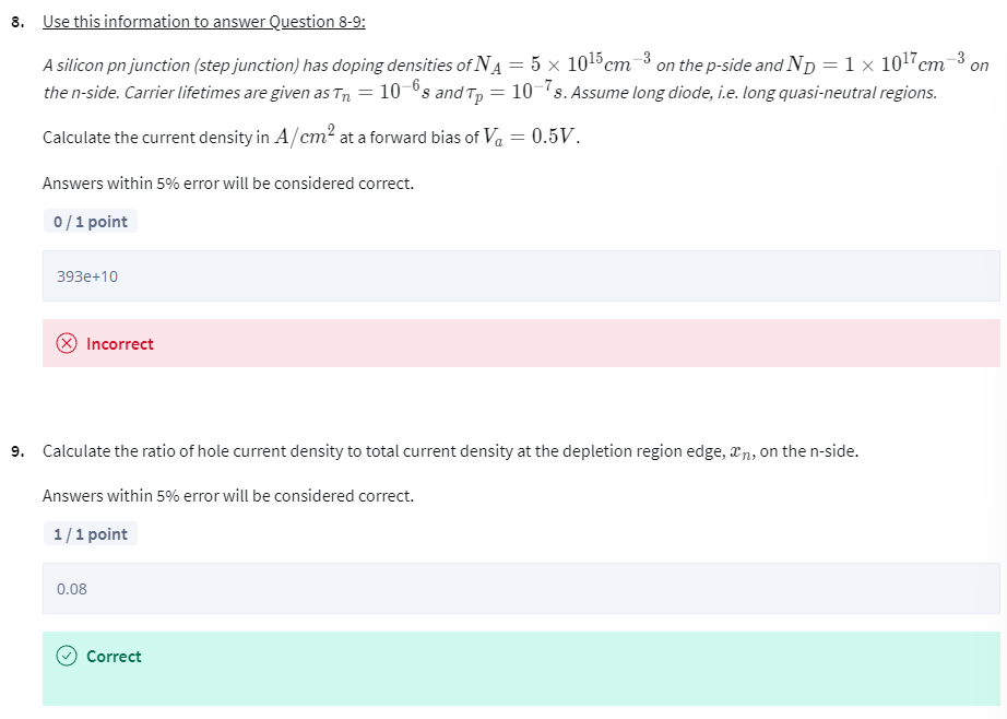 Solved Use this information to ﻿answer Question 8-9:A | Chegg.com