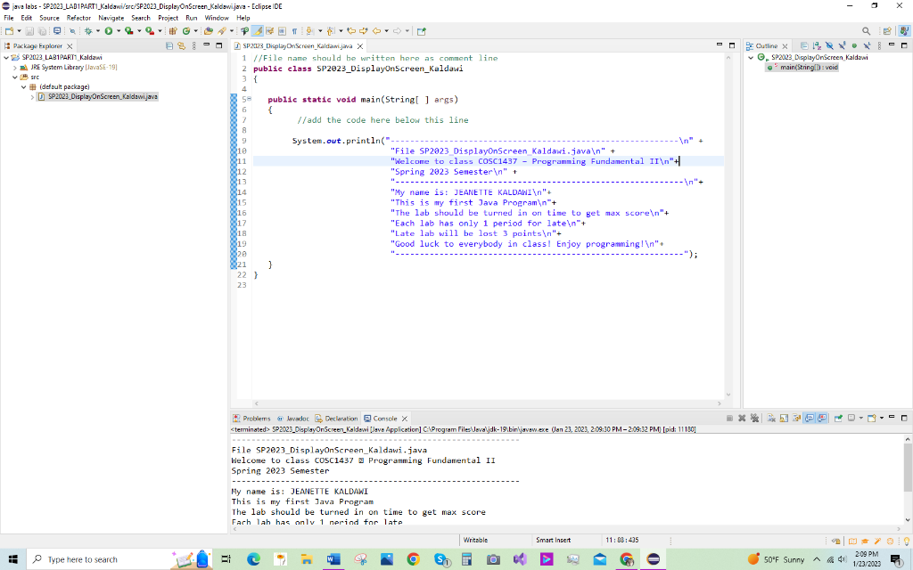 Solved Why won't my program print "-" in the output on this | Chegg.com