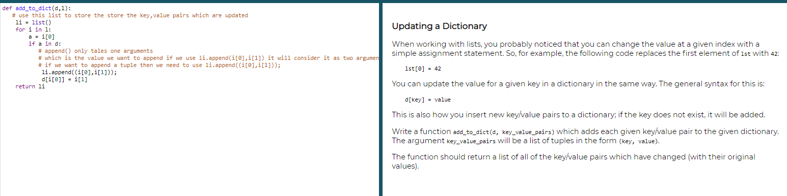 Solved How can I fix the error in this code? This is in | Chegg.com