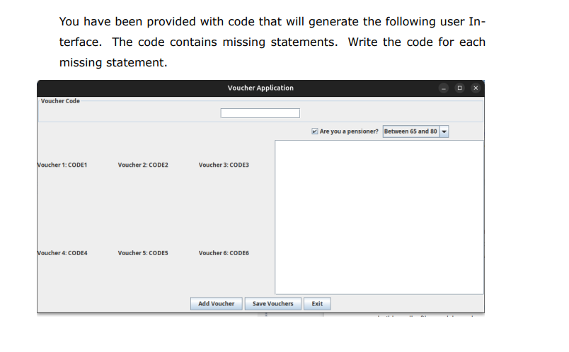 Solved You have been provided with code that will generate | Chegg.com