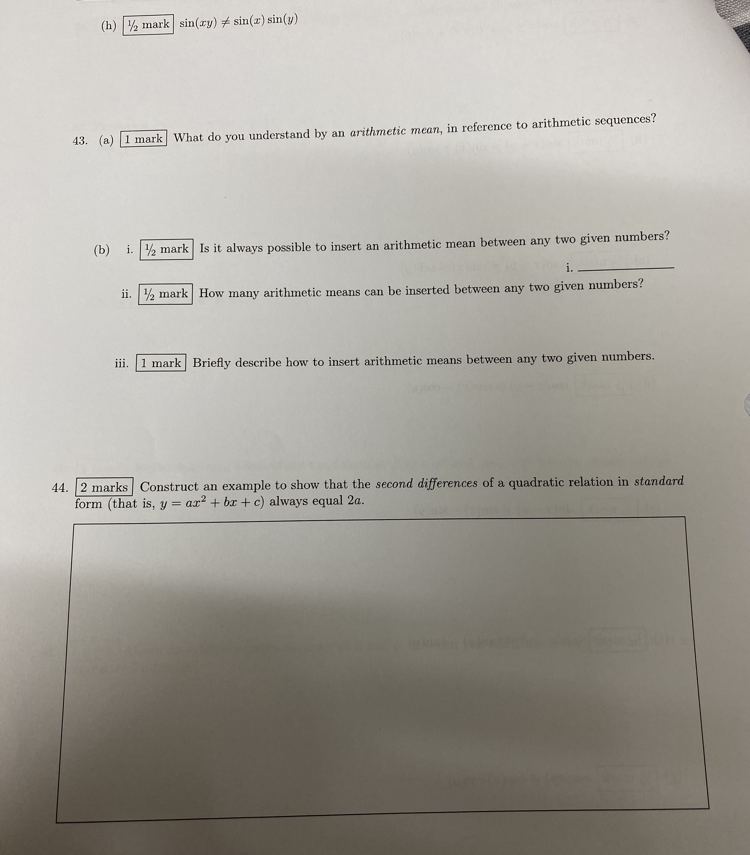 Solved 1. ﻿Produce a counter-example to show | Chegg.com