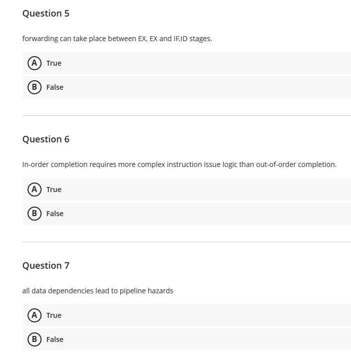 Solved forwarding can take place between EX, EX and IF,ID | Chegg.com