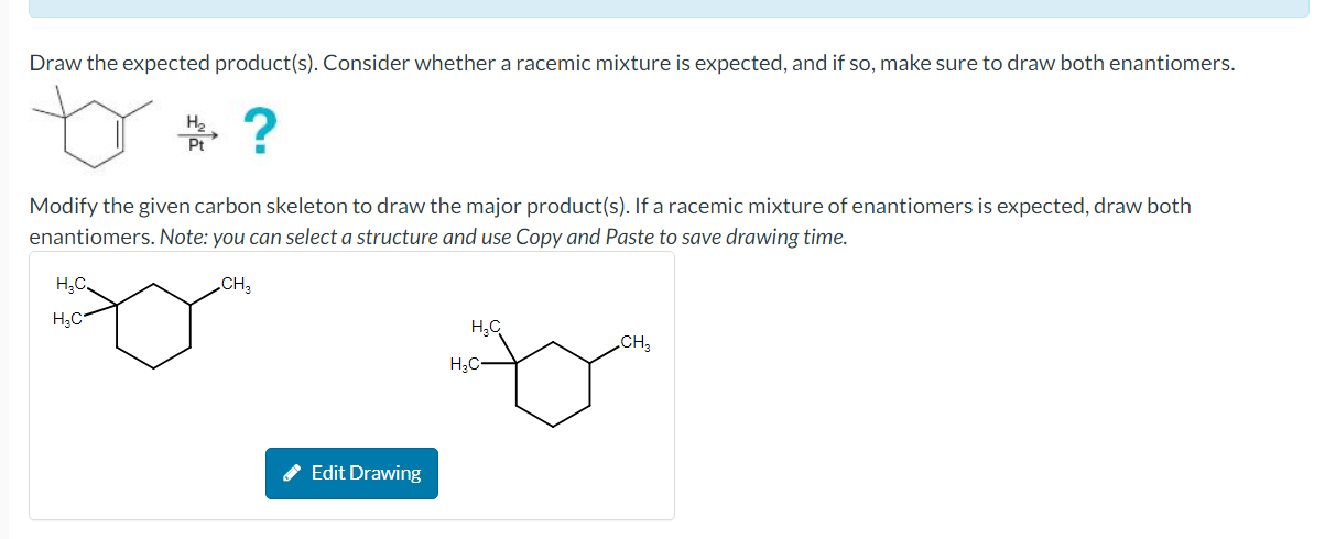 Solved Draw the expected product(s). ﻿Consider whether a | Chegg.com