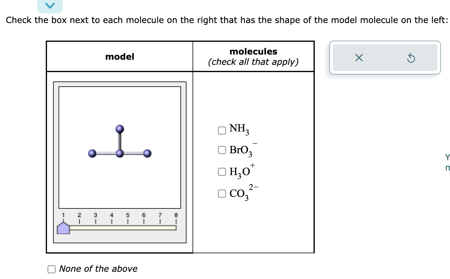 Solved Check the box next to each molecule on the right that | Chegg.com