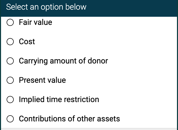 Select from the option list provided the appropriate | Chegg.com