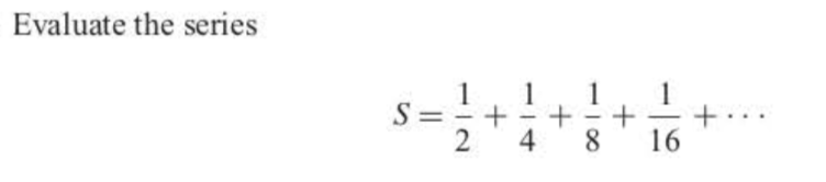 Solved Evaluate the series + + + + 2 - 4 - 8 16 | Chegg.com