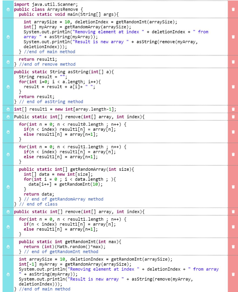 Solved Implement these method in the following order; main, | Chegg.com