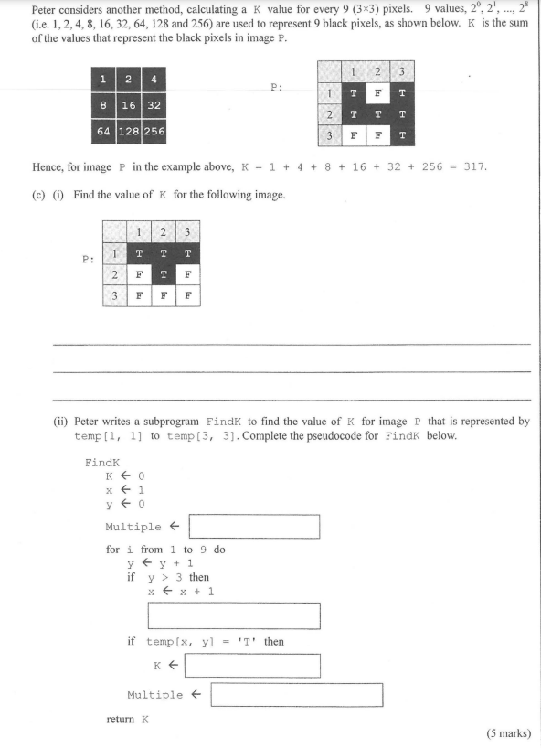 Solved 4. Two-dimensional arrays P and Bl are used to | Chegg.com