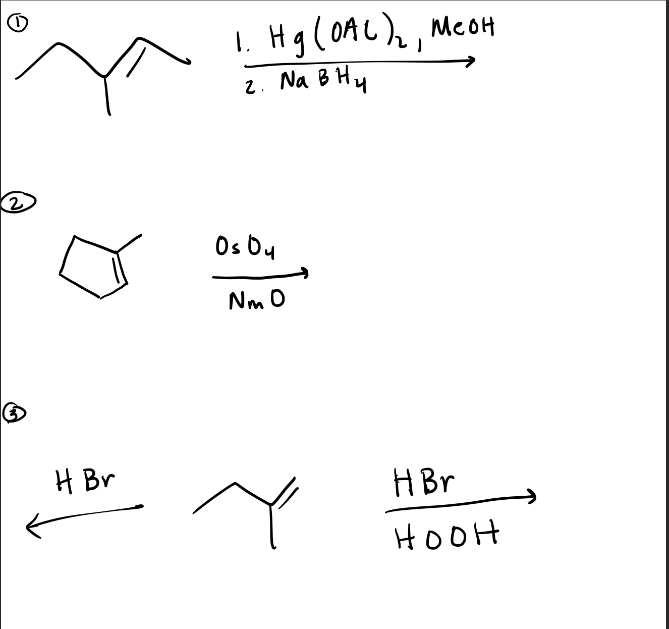 Solved \\[ \\underset{2 . \\mathrm{Hg}(\\mathrm{OAC})_{2}, | Chegg.com