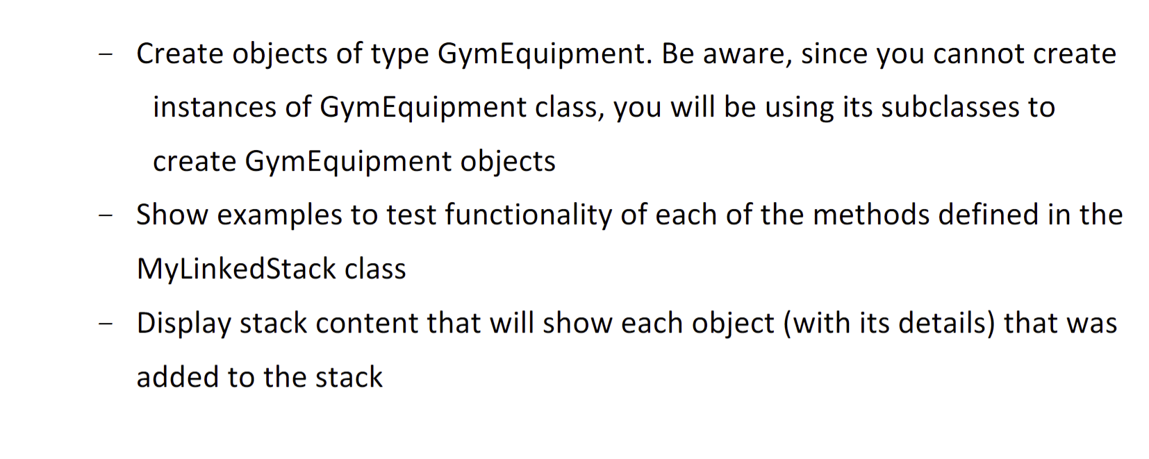 Solved 5. Create the following classes for a vector-based | Chegg.com
