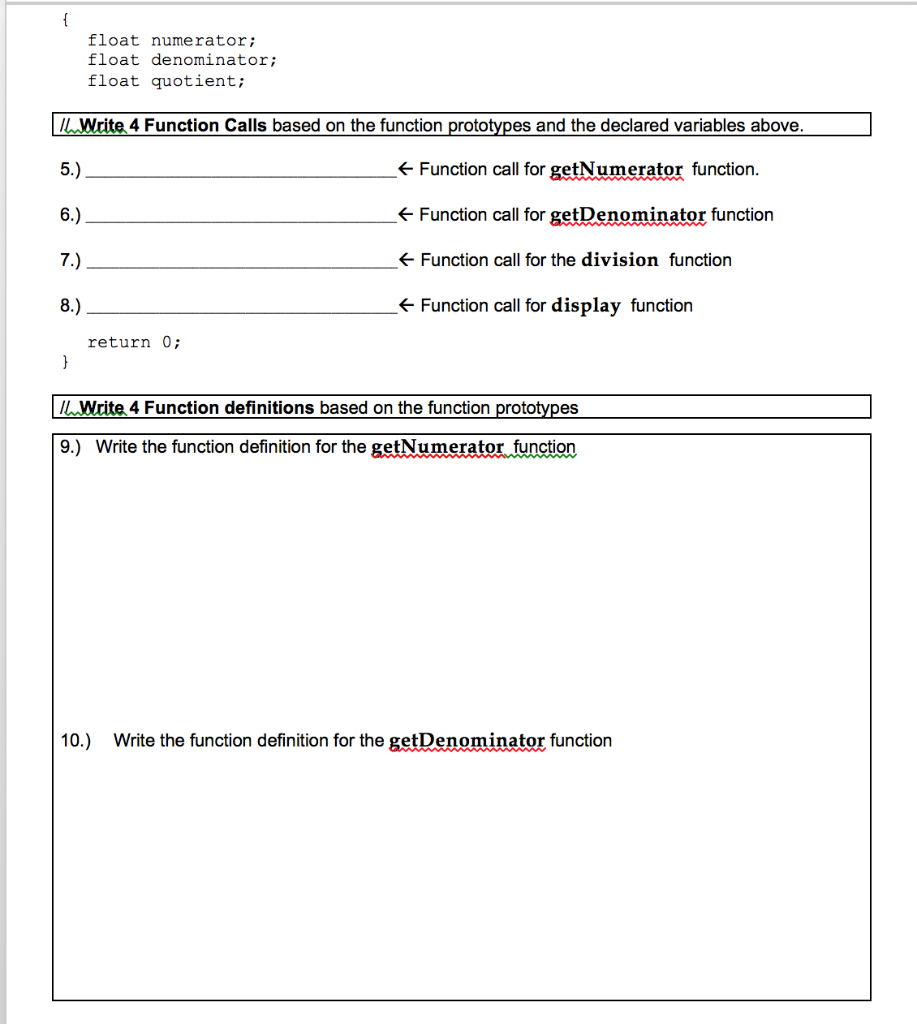 Solved Lab 4 *MUTPUT: Topics covered: Function prototypes | Chegg.com