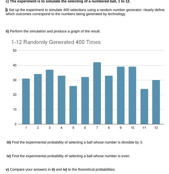 Solved PLEASE HELP!! Find probabilities using simulation | Chegg.com