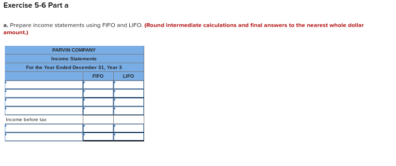 Solved Chapter 5 Homework 1 Part 1 of 3 Required information | Chegg.com