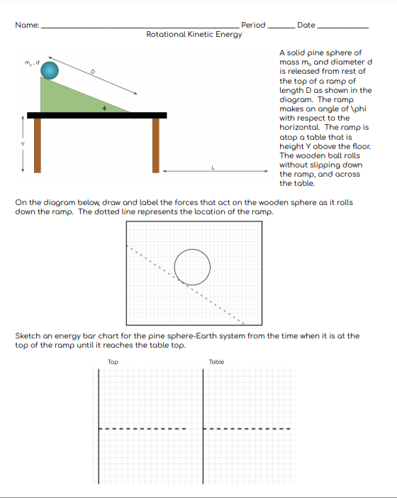 Solved Name: Period Date Rotational Kinetic Energy A solid | Chegg.com