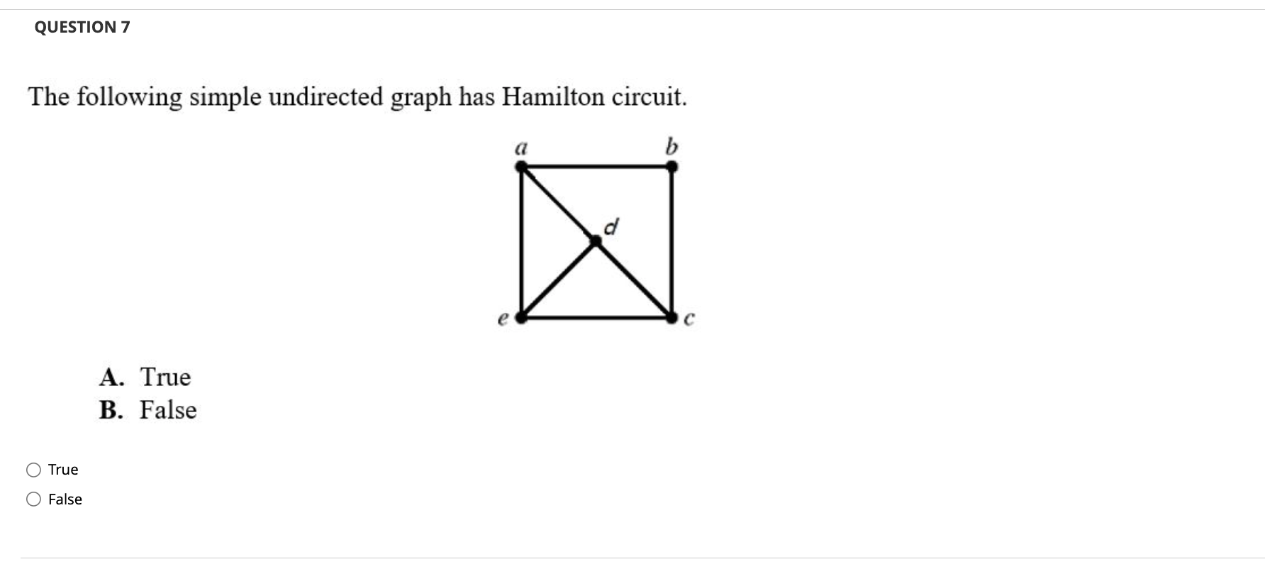 Solved The following simple undirected graph has Hamilton | Chegg.com