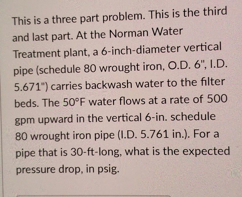 Solved This is a three part problem. This is the third and | Chegg.com