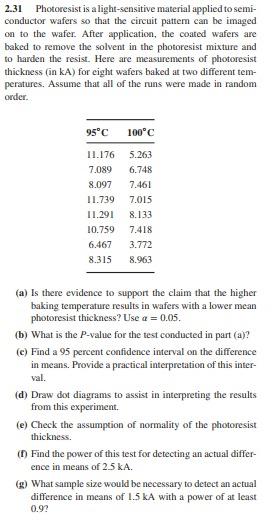 Solved Photoresist is a light-sensitive material applied | Chegg.com