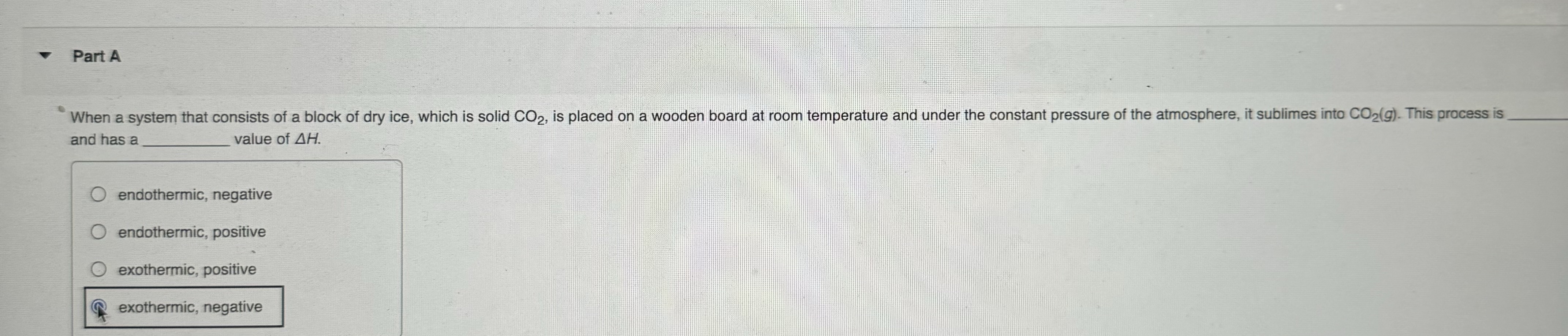 Solved Part AWhen a system that consists of a block of dry | Chegg.com