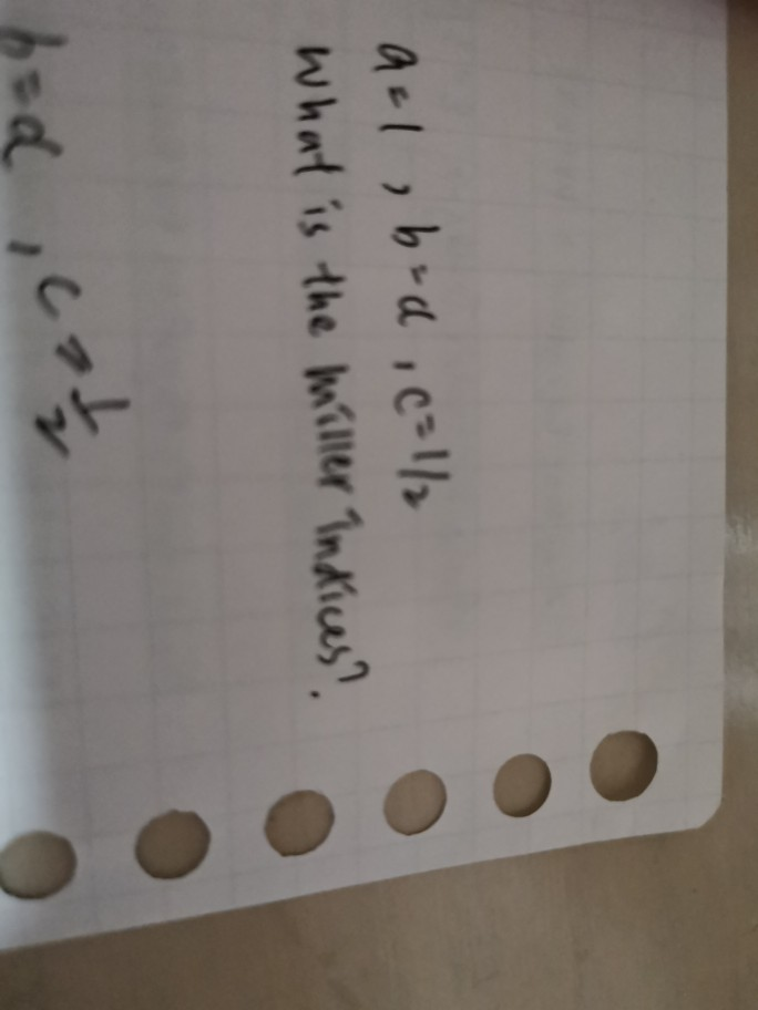 Solved acl , brd, C=1/2 What is the miller indices? | Chegg.com