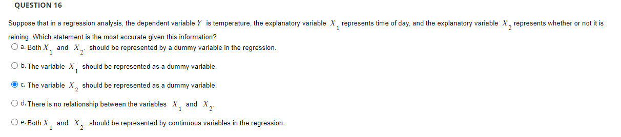 Solved raining. Which statement is the most accurate given | Chegg.com