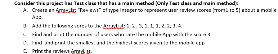Solved Consider this project has Test class that has a main | Chegg.com