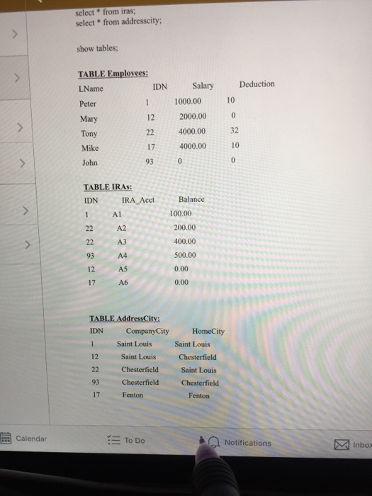 If you have this table exist in sql how can do | Chegg.com