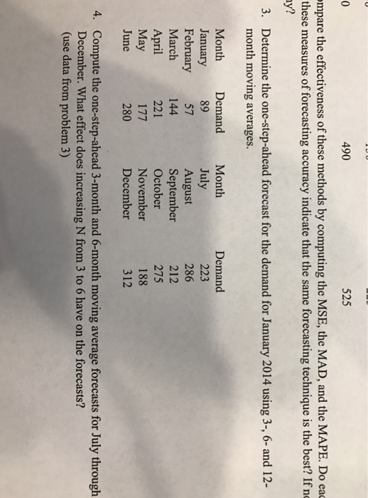 Solved Compare the effectiveness of these methods by | Chegg.com