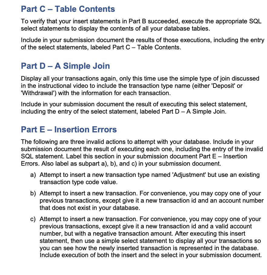 Solved Write and execute DDL to create database tables in | Chegg.com