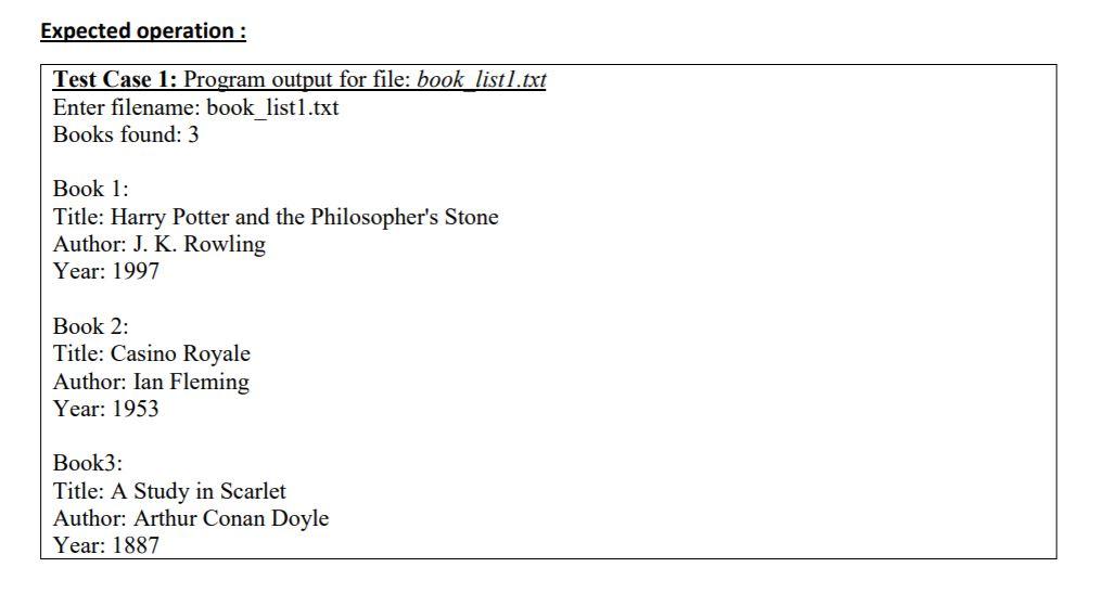 Solved Question 1 of 1: Load Books: Write a C++ program that | Chegg.com