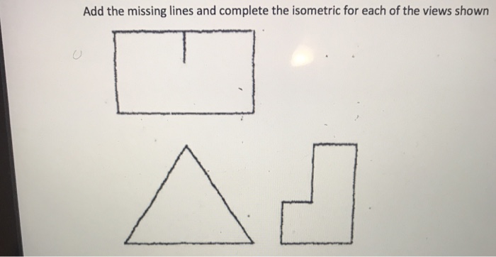 Solved Add the missing lines and complete the isometric for | Chegg.com