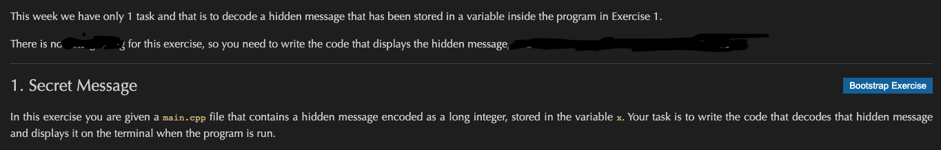 Solved This week we have only 1 task and that is to decode a | Chegg.com
