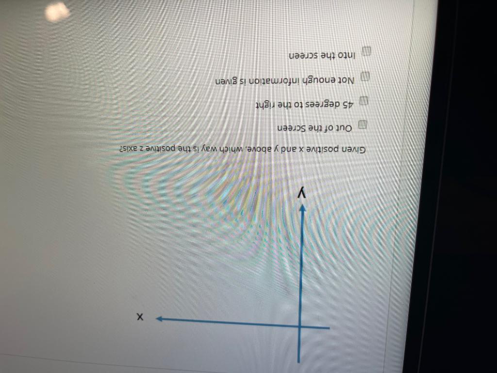 Solved Given positive x and y above, which way is the | Chegg.com