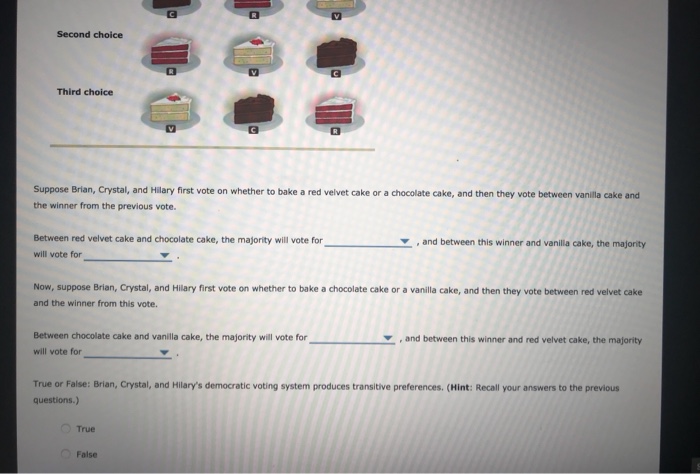 Solved 5. Understanding the Condorcet paradox Brian, | Chegg.com