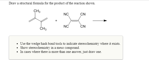Solved Draw a structural formula for the product of the | Chegg.com
