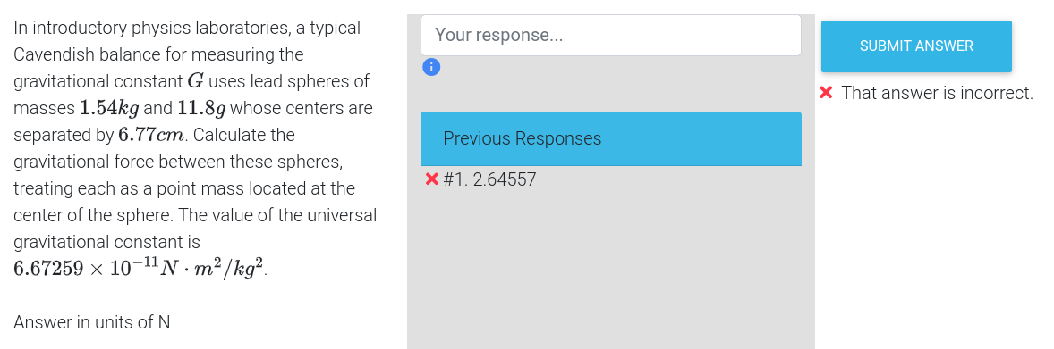 Solved In introductory physics laboratories, a typical | Chegg.com