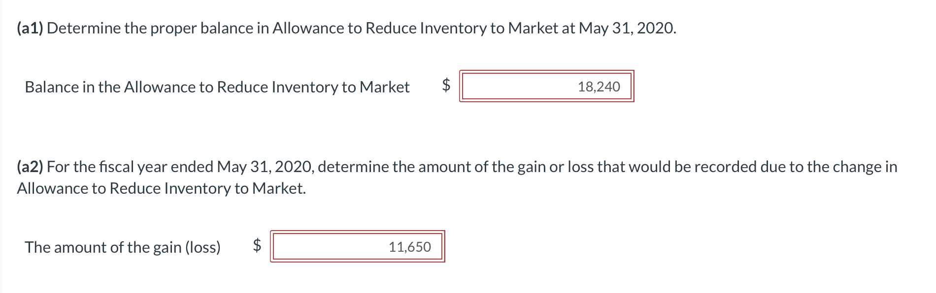 Solved (a1) Determine the proper balance in Allowance to | Chegg.com