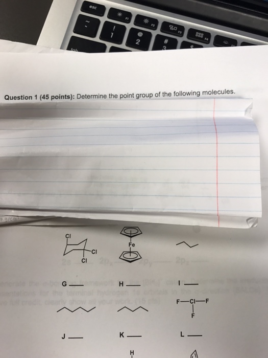 Solved Determine the point group of the following molecules. | Chegg.com