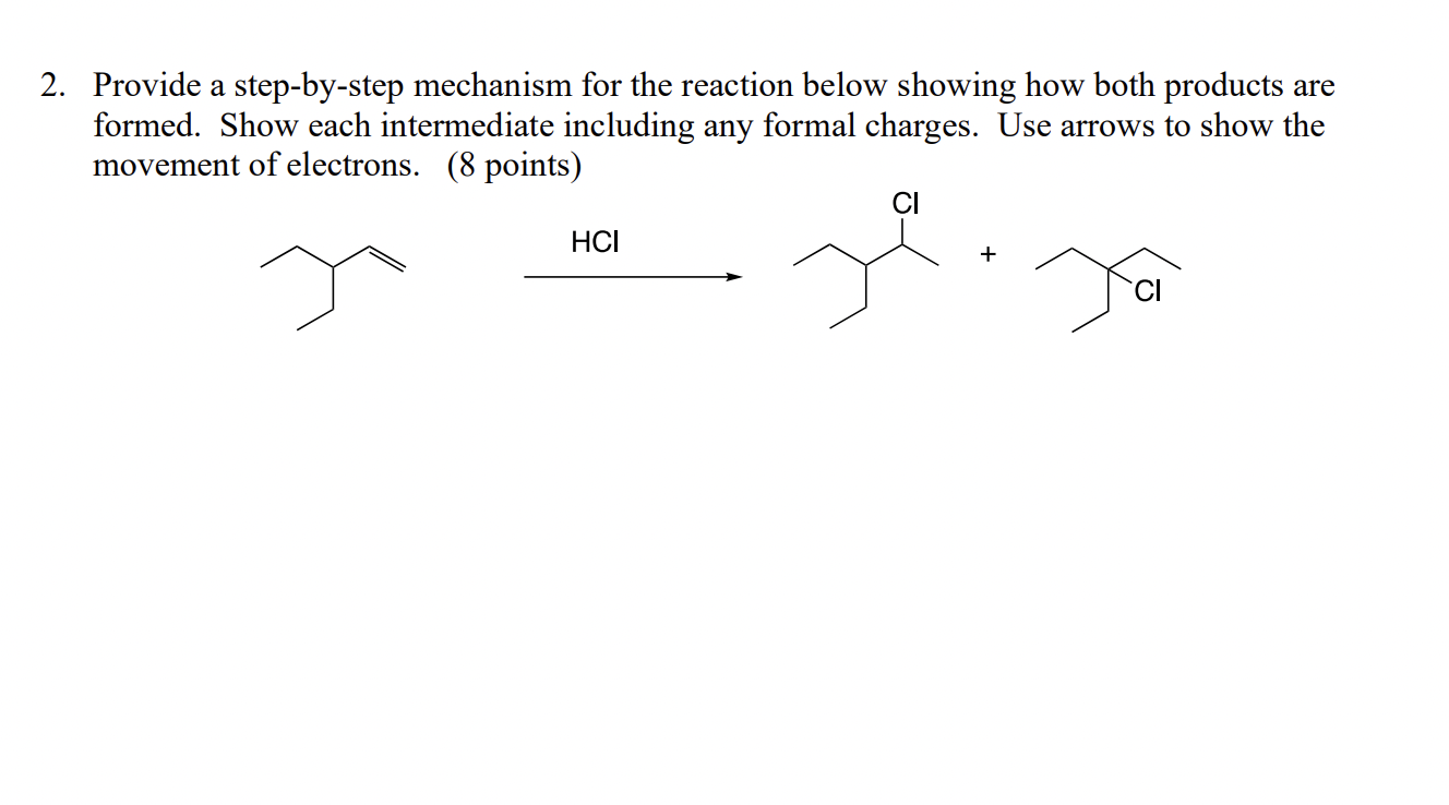 Solved Provide a step-by-step mechanism for the reaction | Chegg.com
