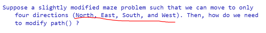 Solved Suppose a slightly modified maze problem such that we | Chegg.com