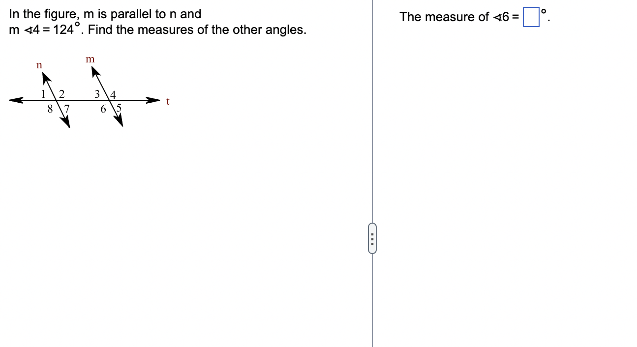 Solved In the figure, m is parallel to n and \( \mathrm{m} | Chegg.com