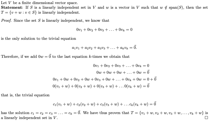 Solved Let V be a finite dimensional vector space. | Chegg.com