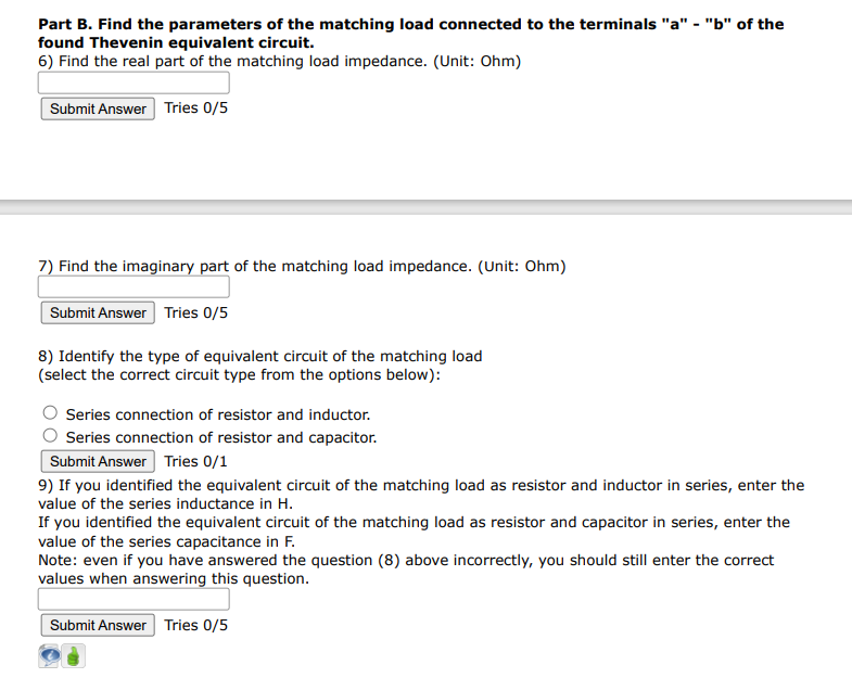 Solved In the circuit, the voltage source frequency, | Chegg.com