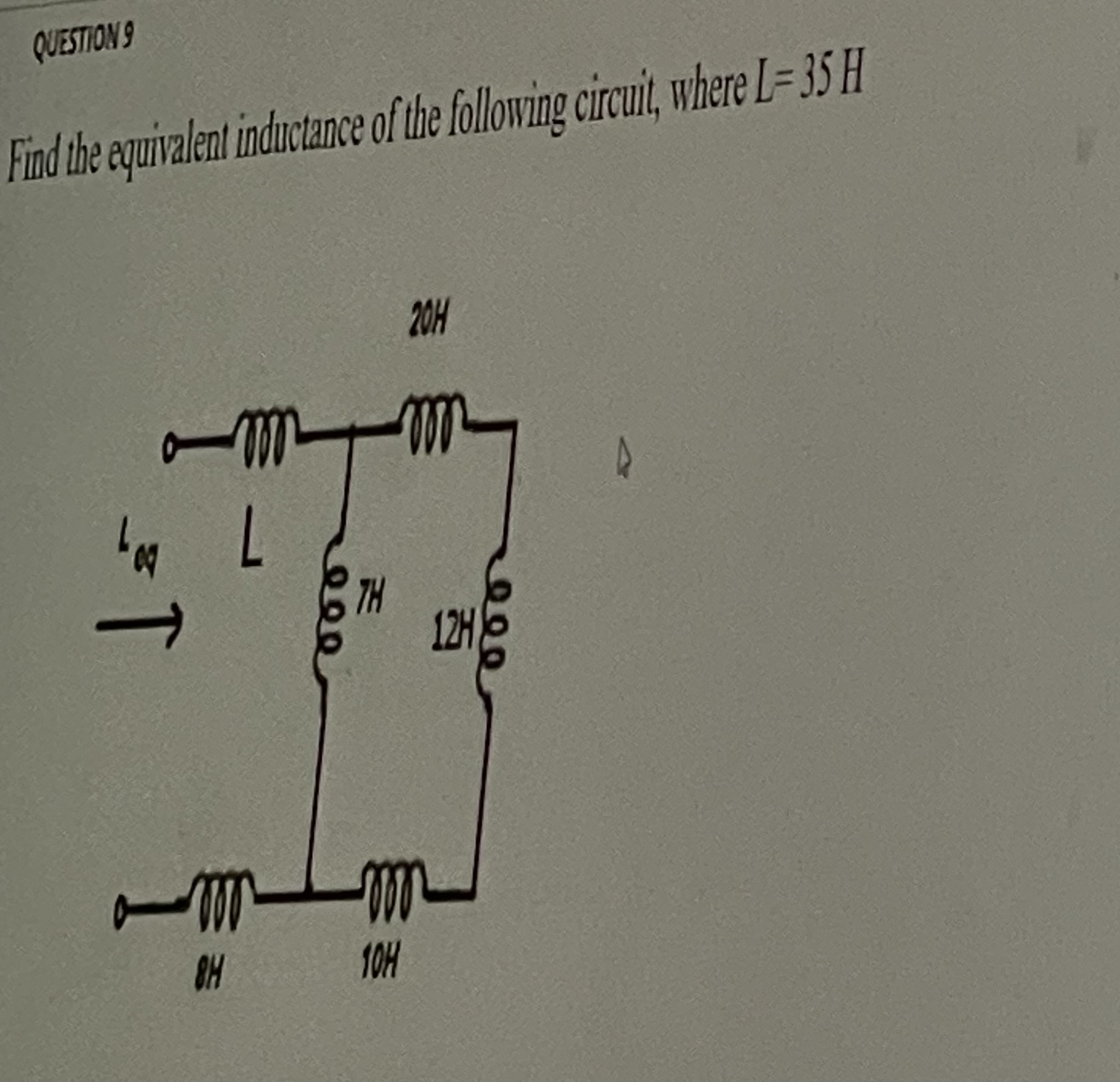 Solved Find the equiralent inductance of the following | Chegg.com Solved Find the equiralent inductance of the following | Chegg.com