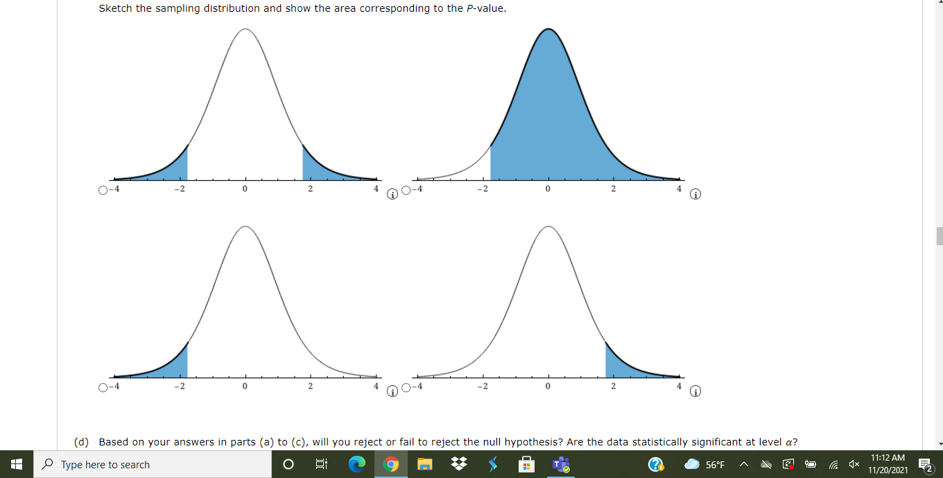Solved In this problem, assume that the distribution of | Chegg.com