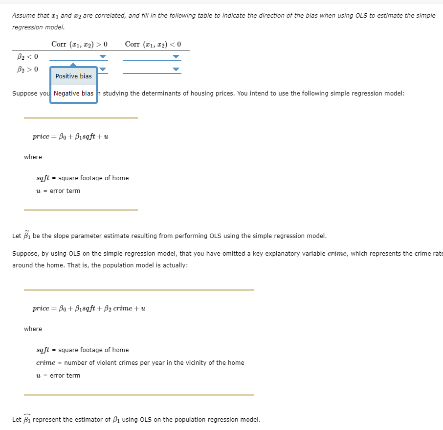 10 Omitted Variable Bias In The Simple Model Suppose