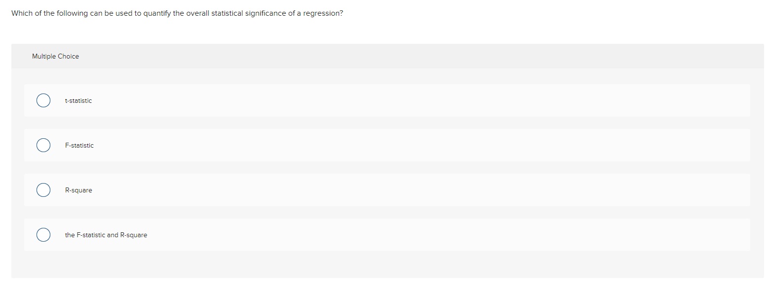 Solved Which of the following can be used to quantify the | Chegg.com