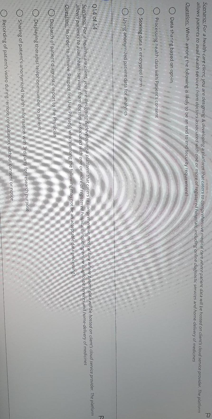 Solved 22 Scenario: For a health-care client, you are | Chegg.com