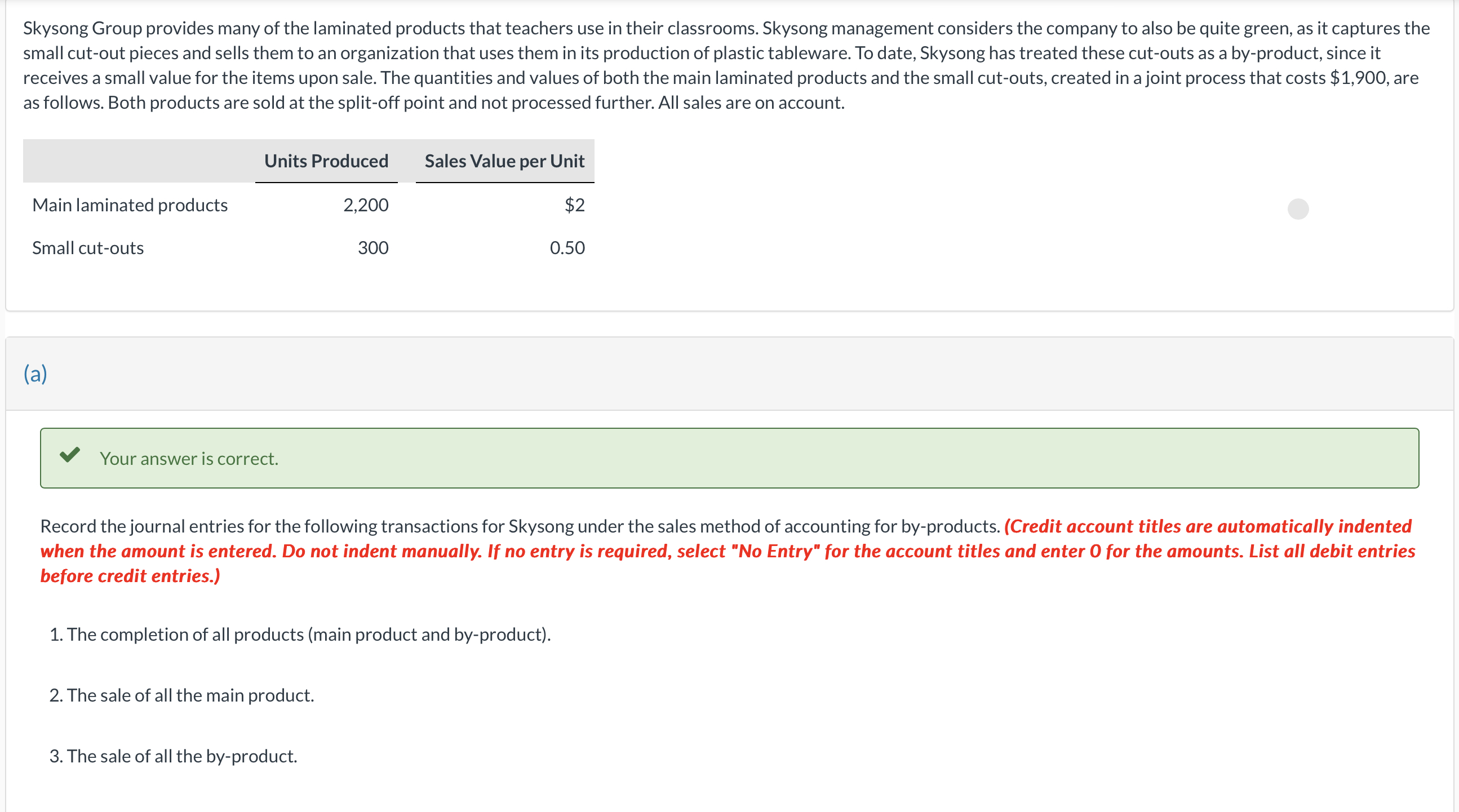 Skysong Group provides many of the laminated products | Chegg.com